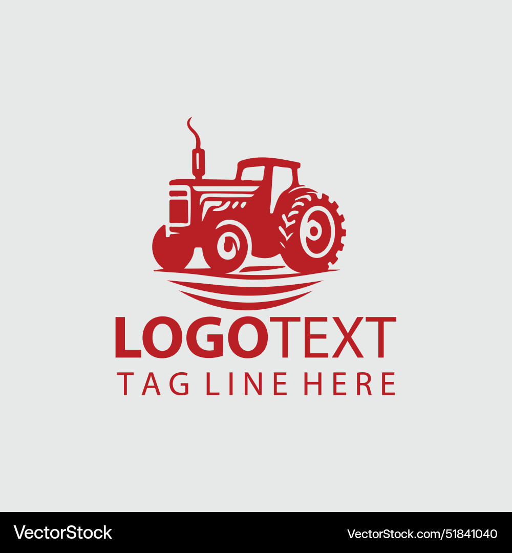 Tractor logo Royalty Free Vector Image - VectorStock