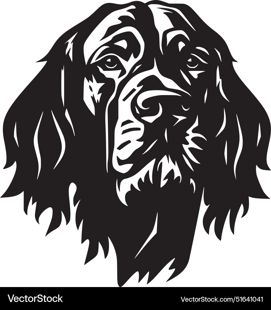 Rhodesian - black and white Royalty Free Vector Image