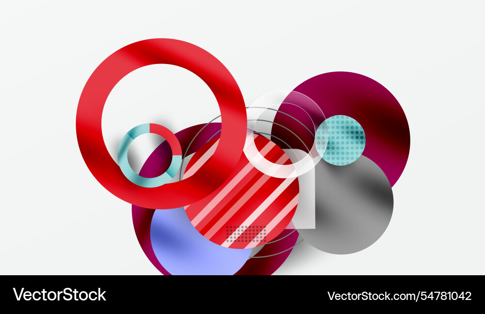 Abstract background - layered geometric shapes Vector Image