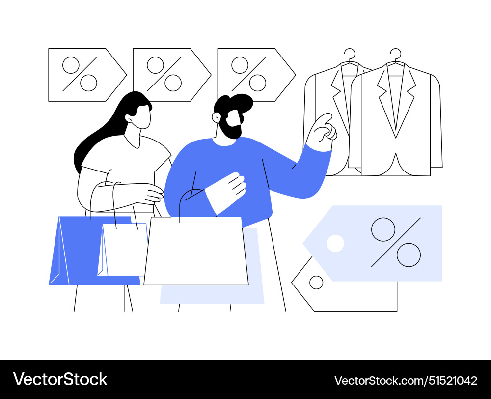 Final sale isolated cartoon Royalty Free Vector Image