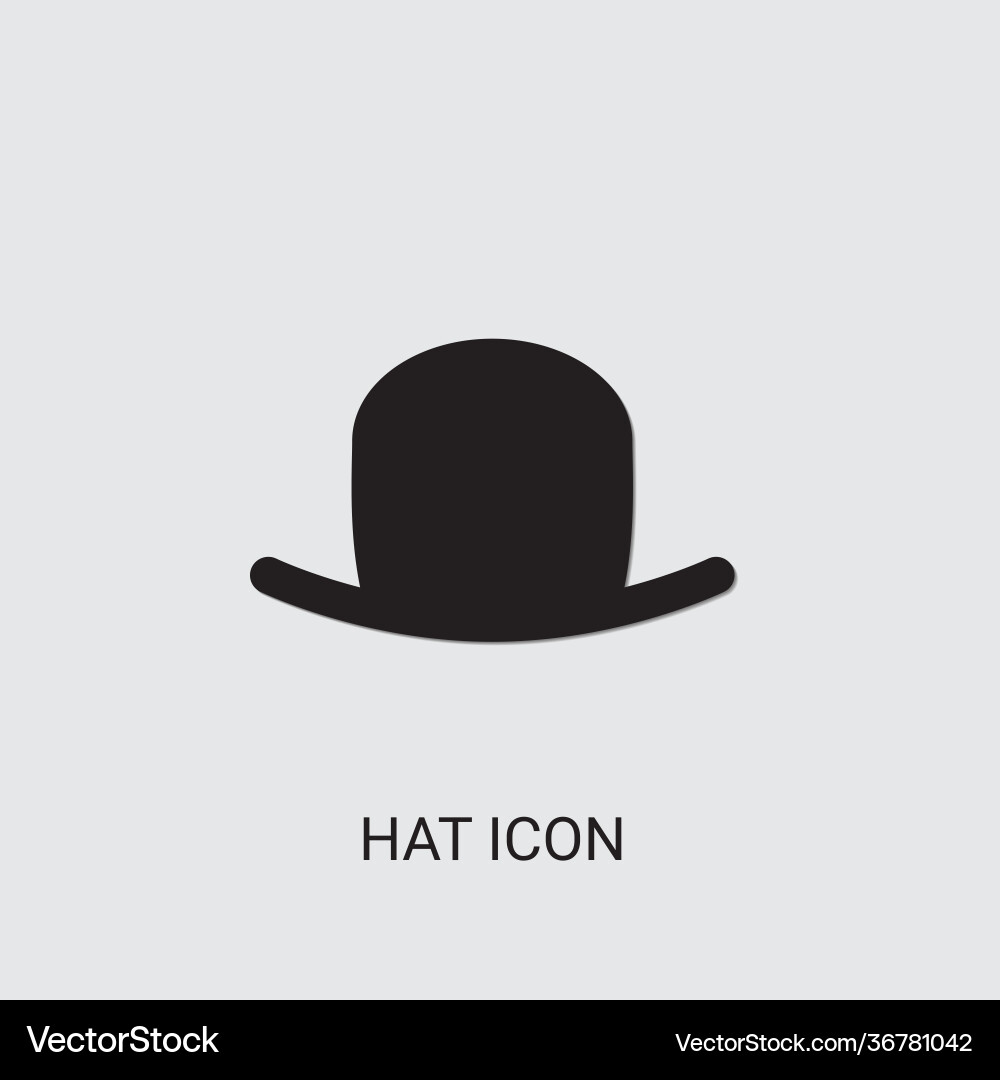 Hat icon Royalty Free Vector Image - VectorStock