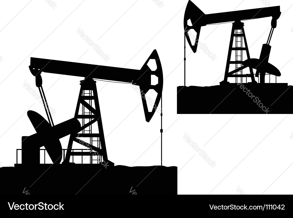 Oilfield Royalty Free Vector Image - VectorStock