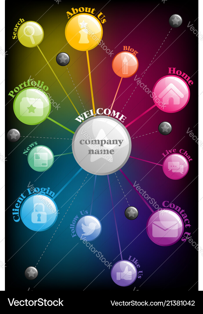 Web elements Royalty Free Vector Image - VectorStock