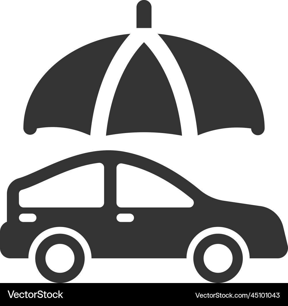 Auto insurance icon Royalty Free Vector Image - VectorStock