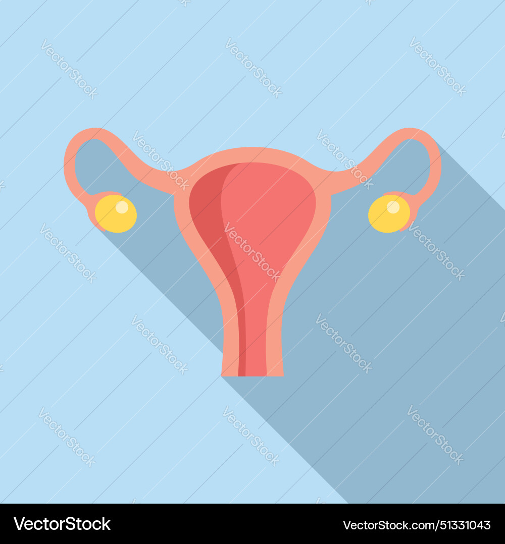 Flat design of a female Royalty Free Vector Image