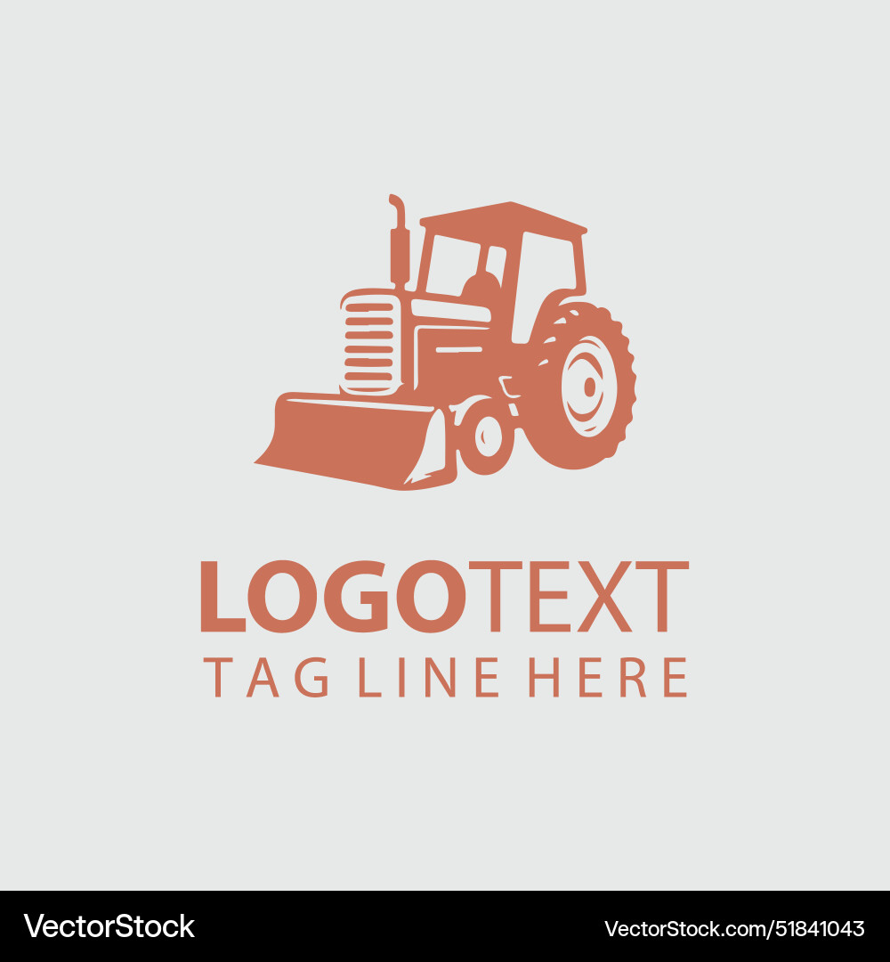 Tractor logo Royalty Free Vector Image - VectorStock