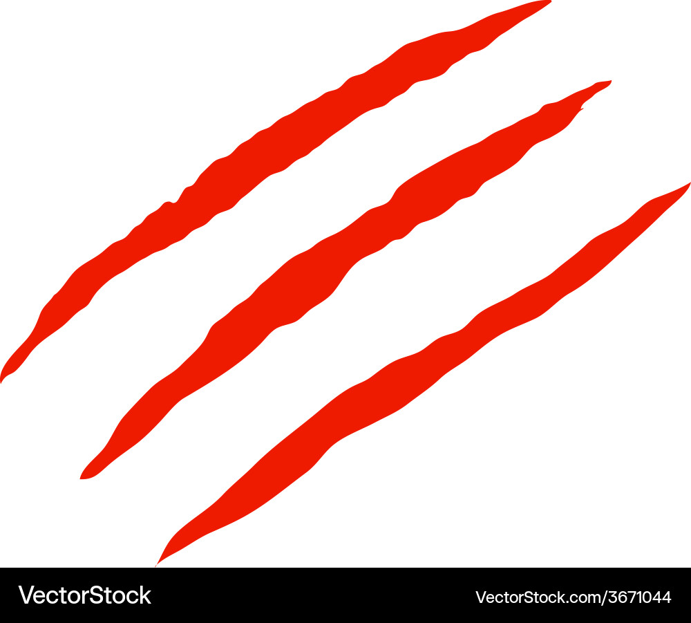 Claw scratches Royalty Free Vector Image - VectorStock