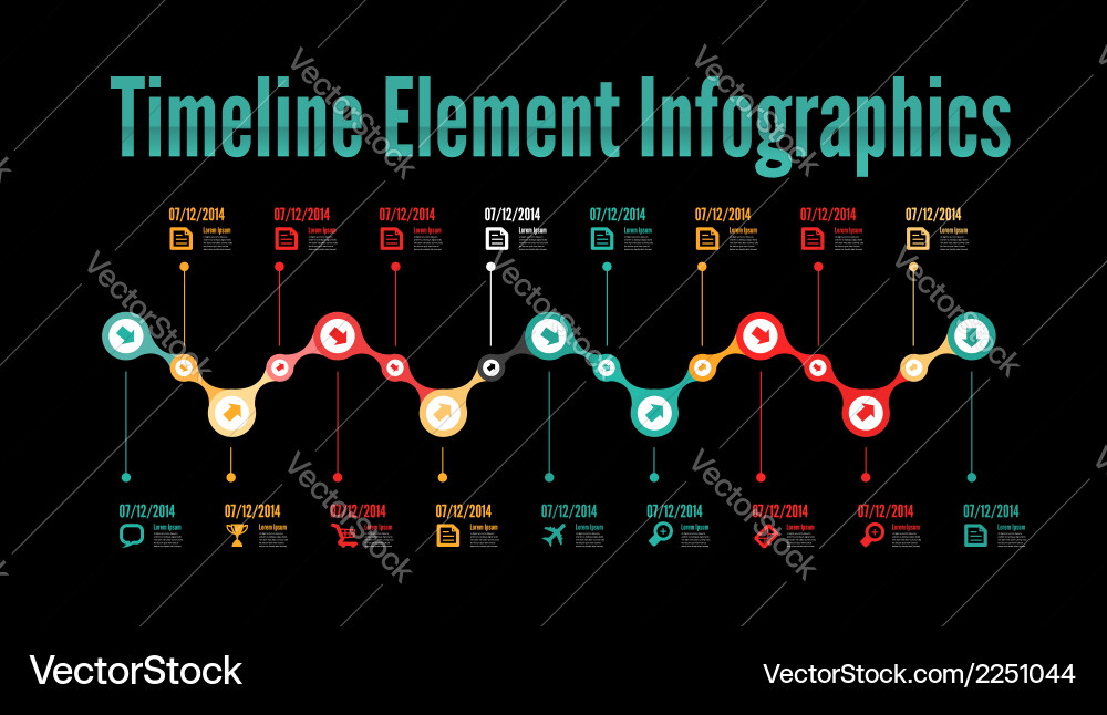 Timeline Royalty Free Vector Image - VectorStock