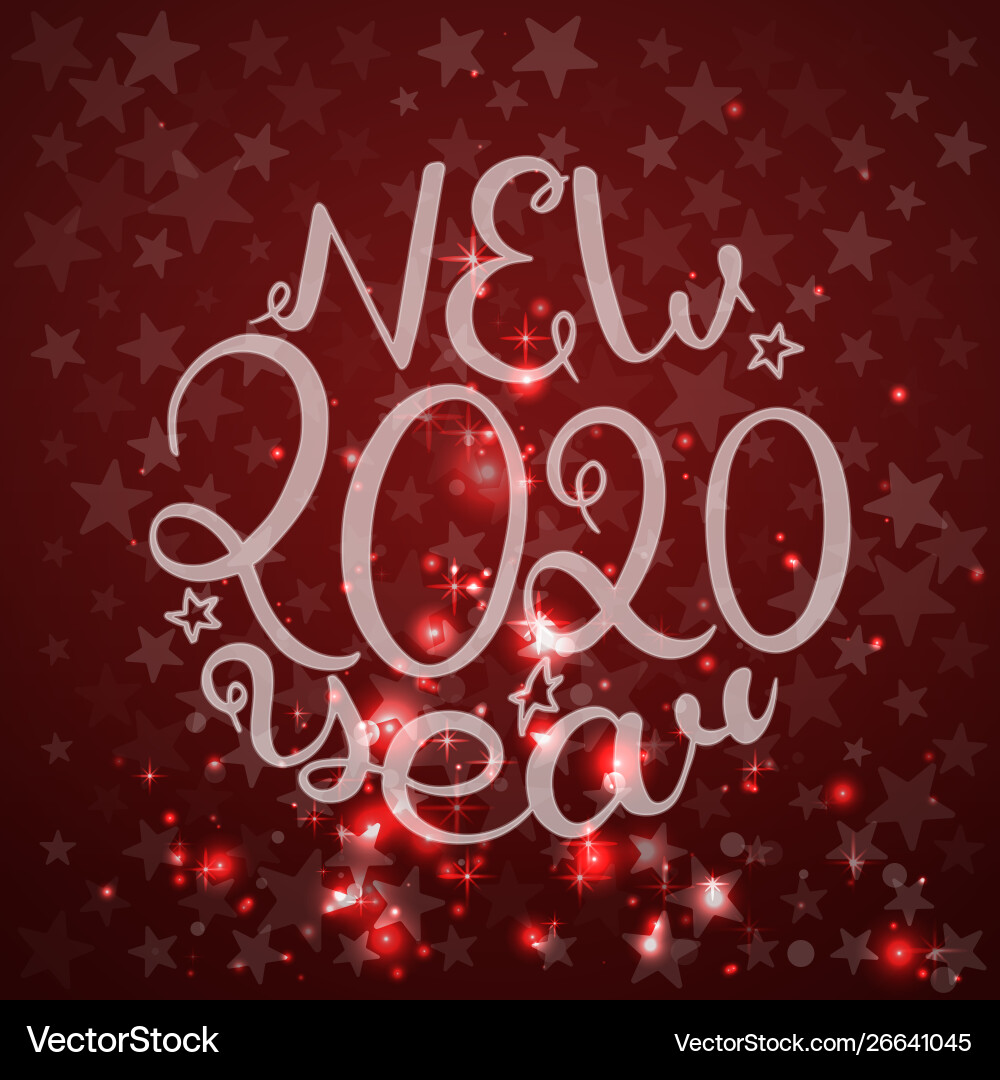 2020 new year Royalty Free Vector Image - VectorStock
