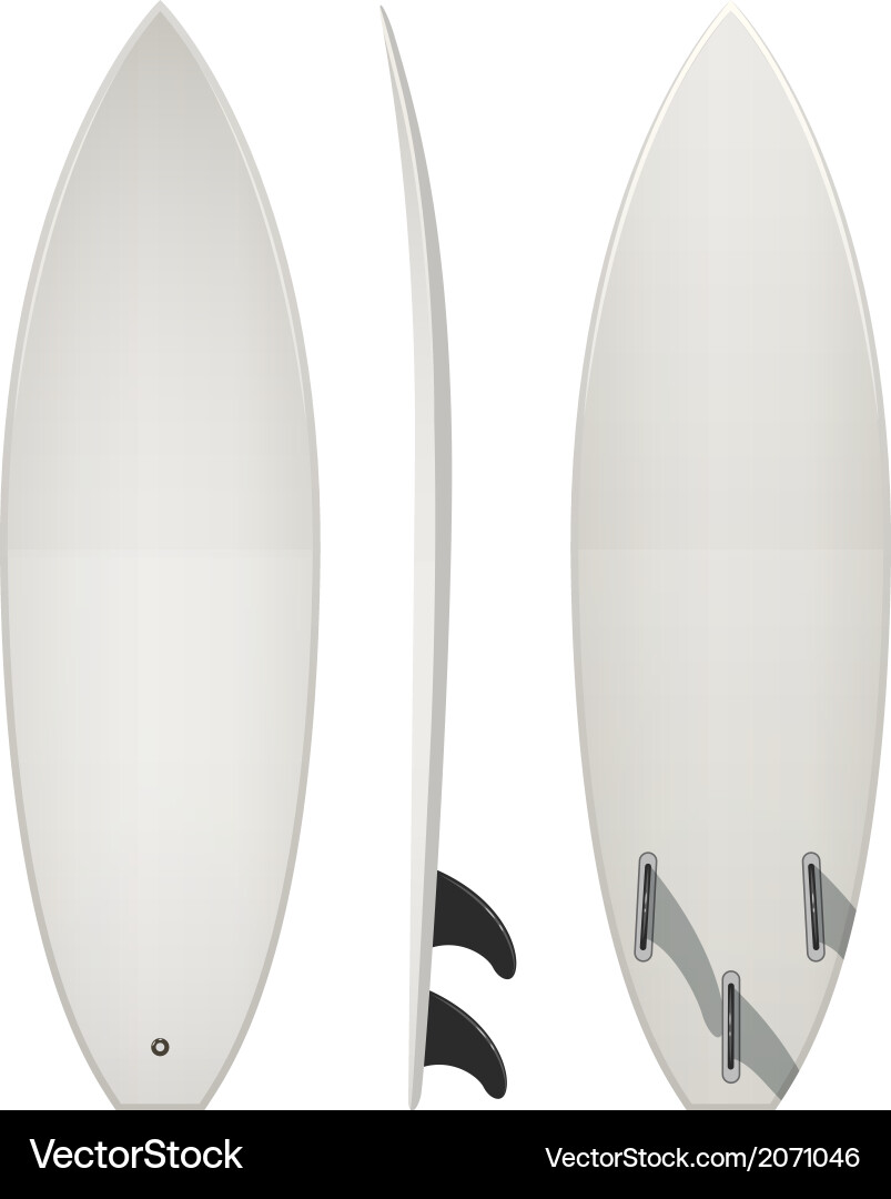 Surfing board Royalty Free Vector Image - VectorStock