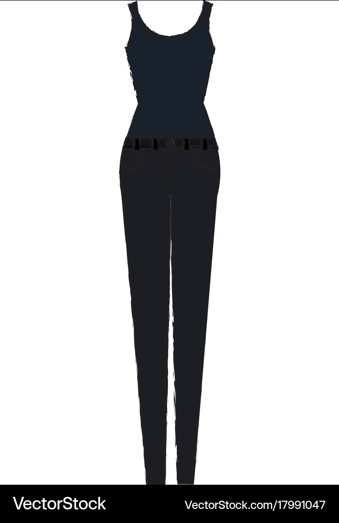 Female casual clothes icon Royalty Free Vector Image