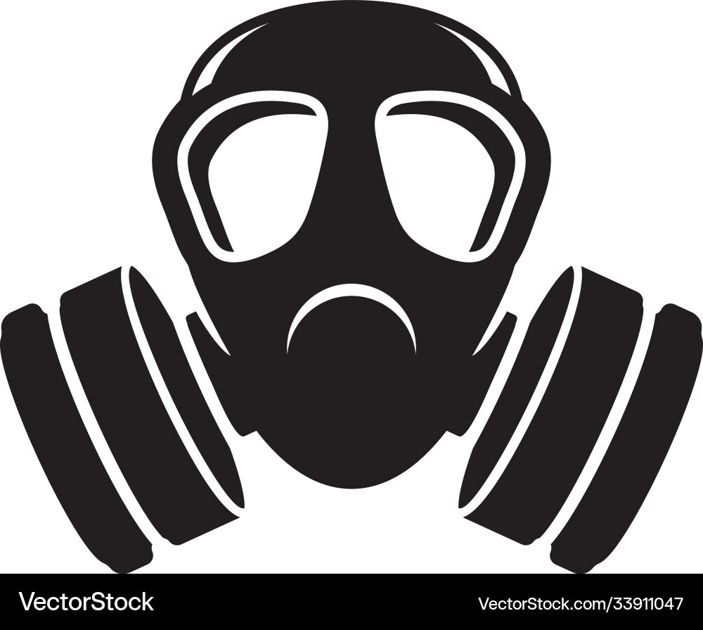 Military gas mask Royalty Free Vector Image - VectorStock
