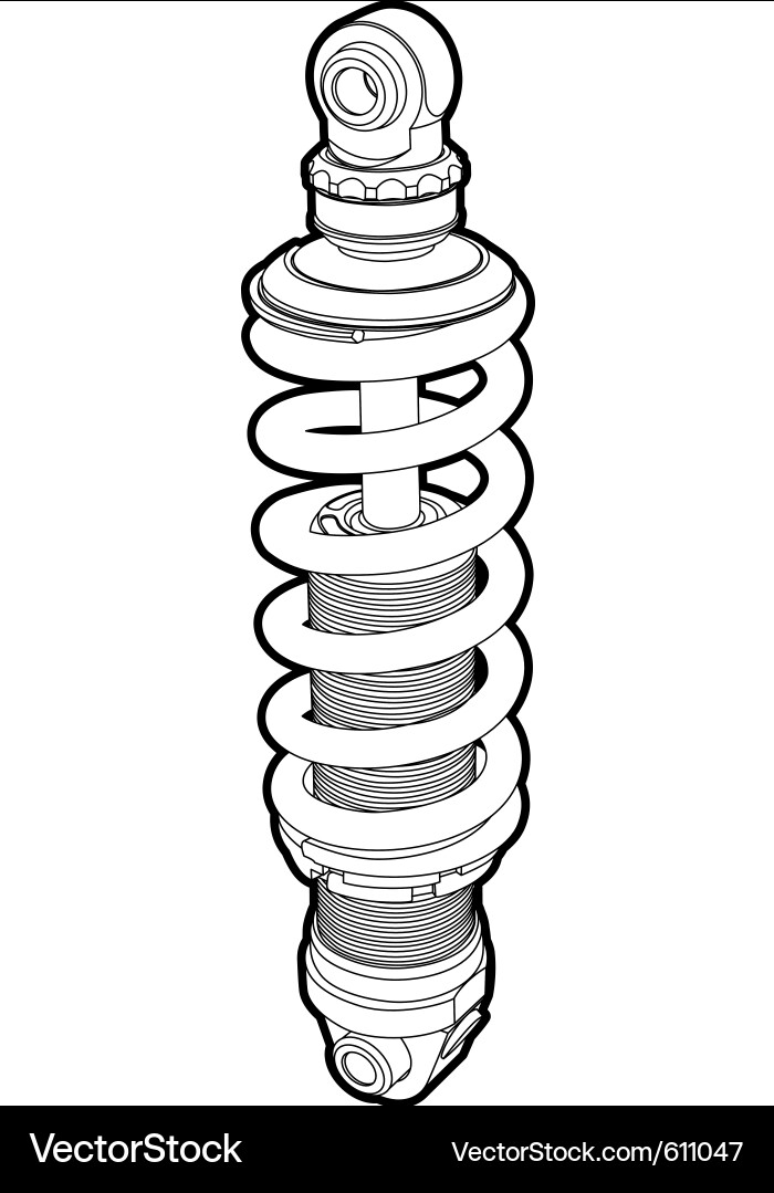 Shock-absorbers Royalty Free Vector Image - VectorStock