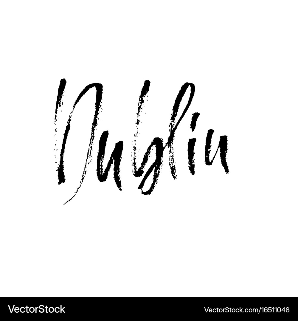 Dublin to Font Vector Images (over 100)