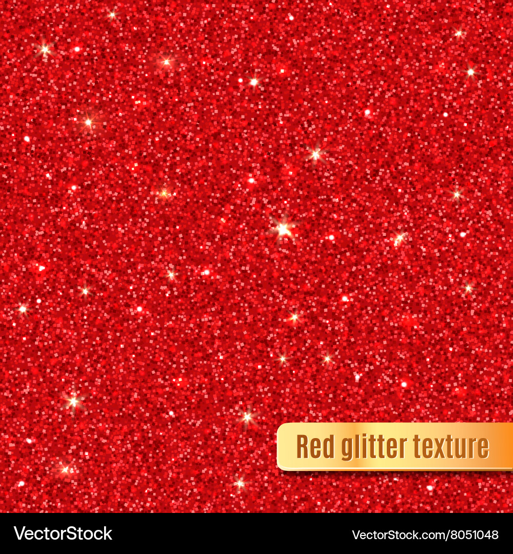 Red glitter texture Royalty Free Vector Image - VectorStock