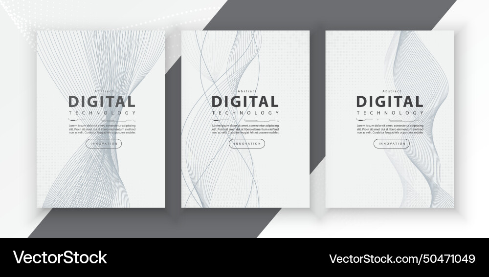 Poster brochure cover banner presentation layout Vector Image