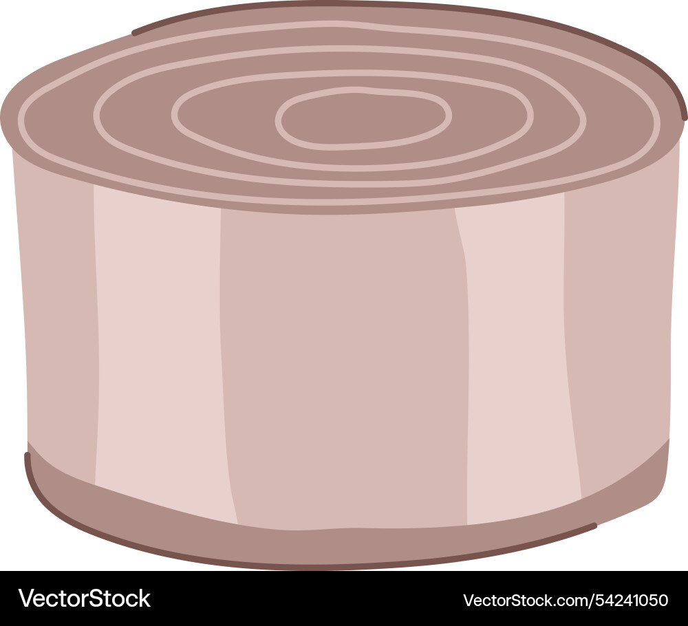 Container tin can cartoon Royalty Free Vector Image