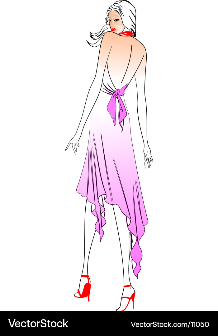 Fashion woman Royalty Free Vector Image - VectorStock