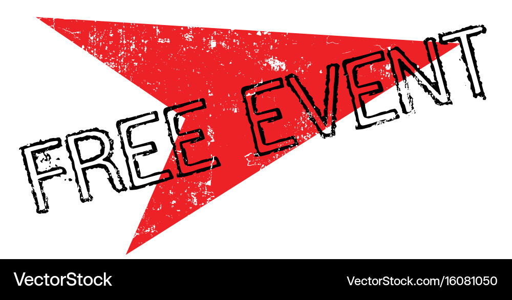 Free event rubber stamp Royalty Free Vector Image