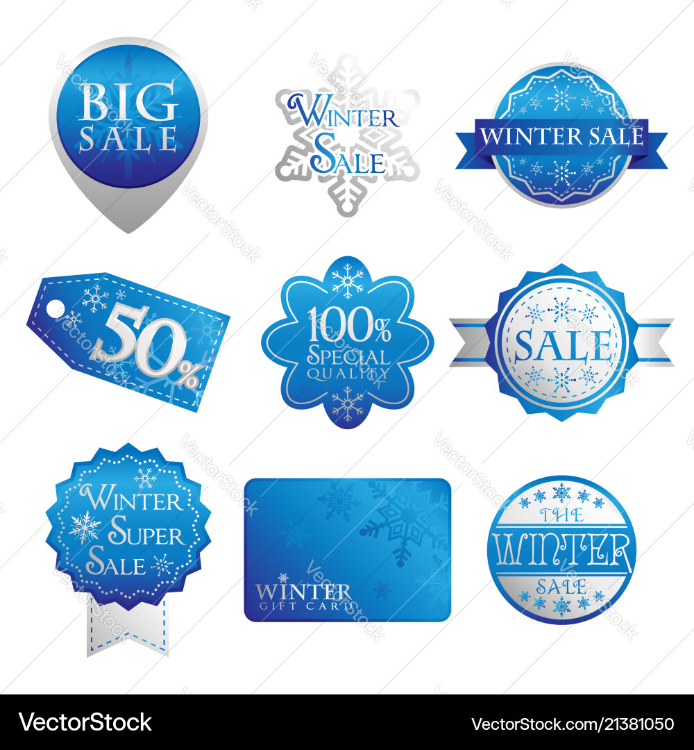 Sales tags Royalty Free Vector Image - VectorStock