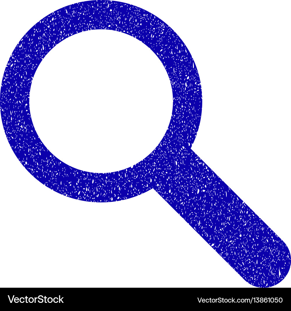 Search tool icon grunge watermark Royalty Free Vector Image