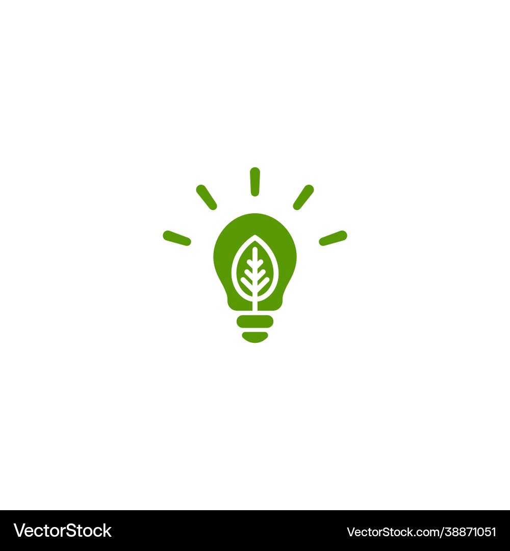 Best idea sign orange bulb with rays and star Vector Image