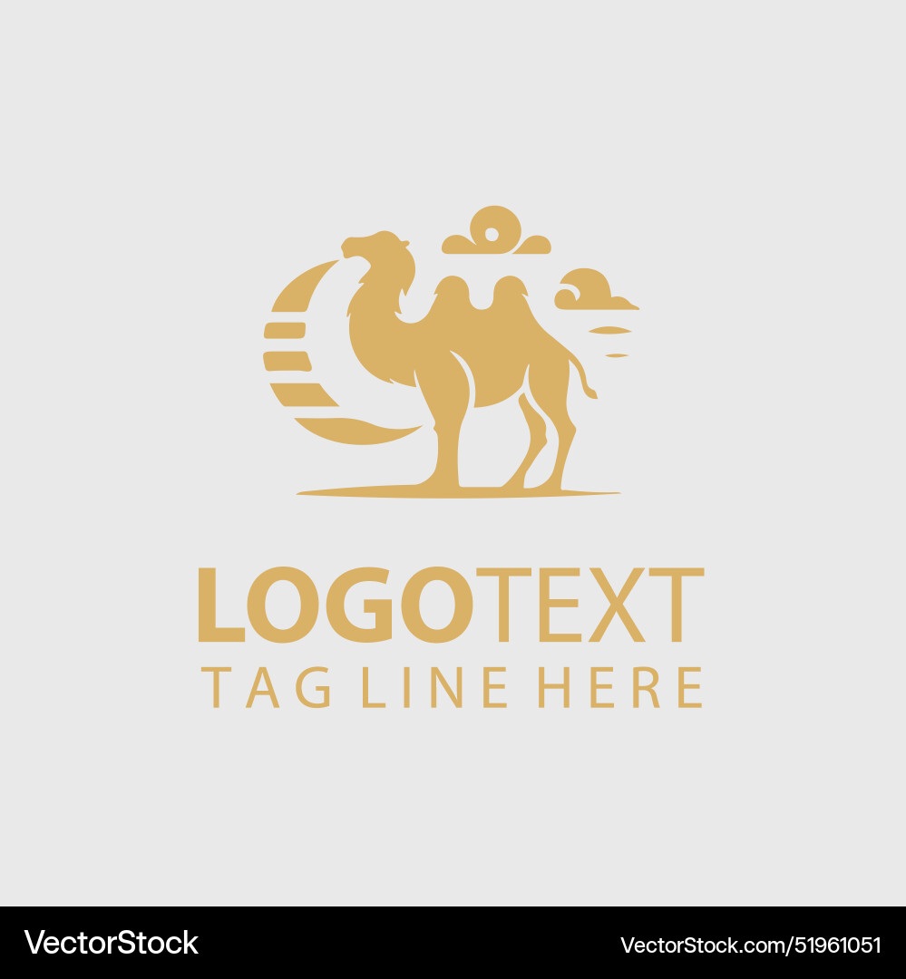 Camel logo Royalty Free Vector Image - VectorStock