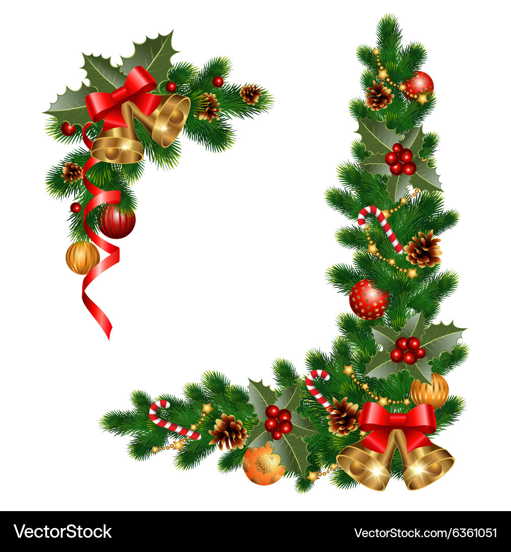 Christmas decorations Royalty Free Vector Image