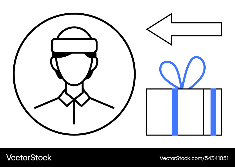 Customer loyalty program - simplified graphic Vector Image