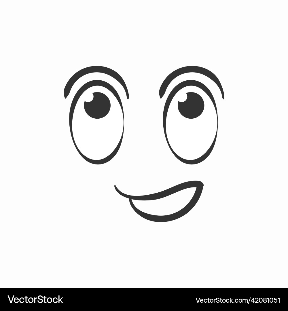 Hand draw emotions scribble doodle funny faces Vector Image