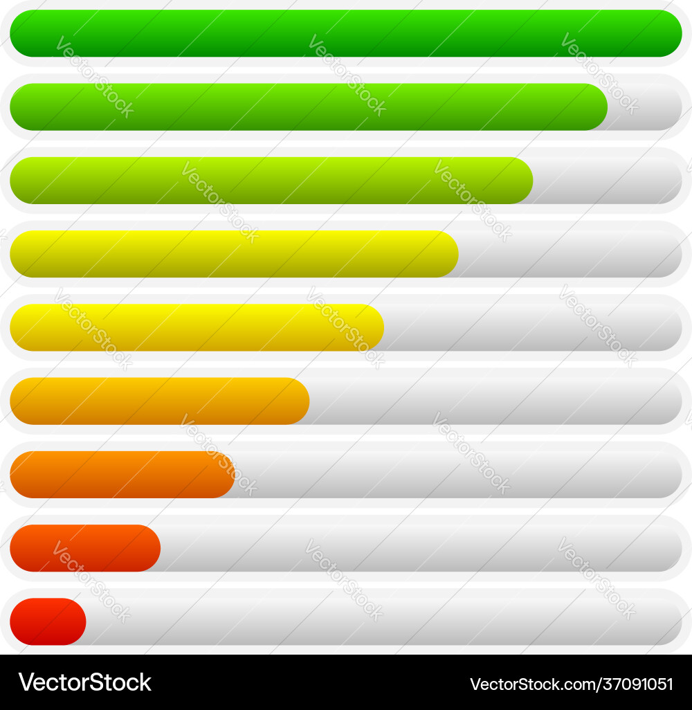 Progress Bar Element Royalty Free Vector Image