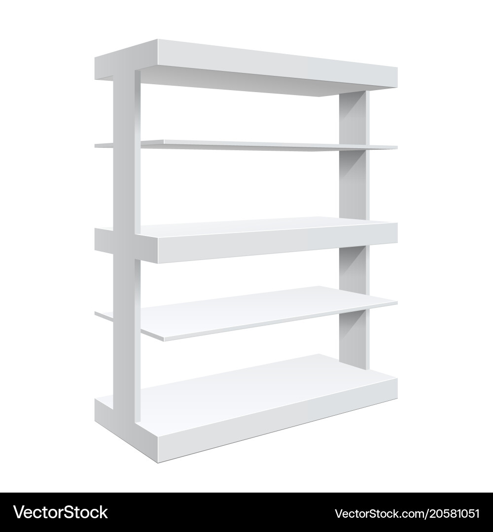 Promotion counter retail trade stand Royalty Free Vector