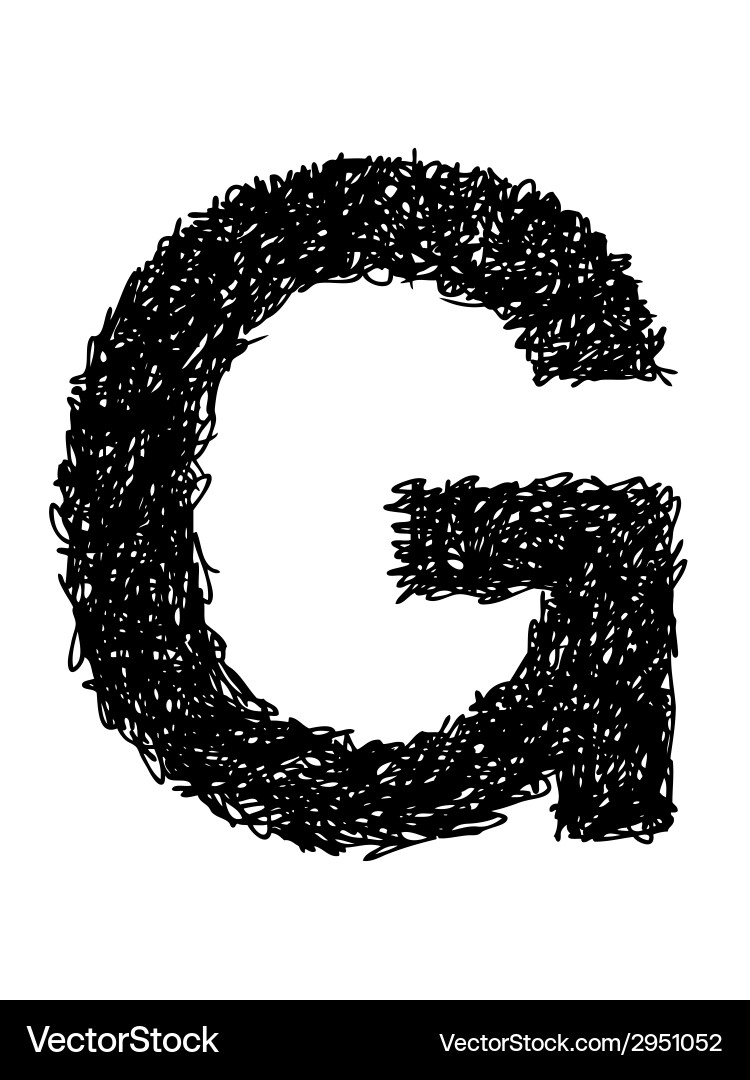 Alphabet g Royalty Free Vector Image - VectorStock