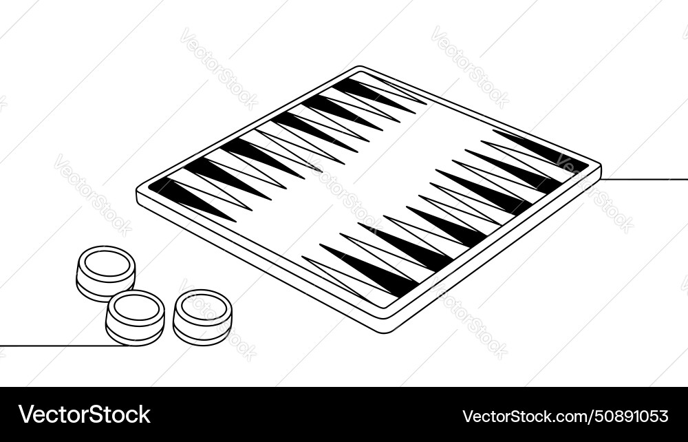 Backgammon Royalty Free Vector Image - VectorStock