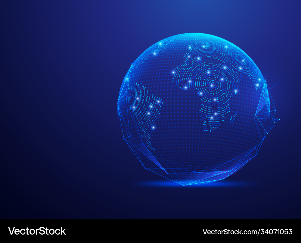 Digitalworld Royalty Free Vector Image - VectorStock