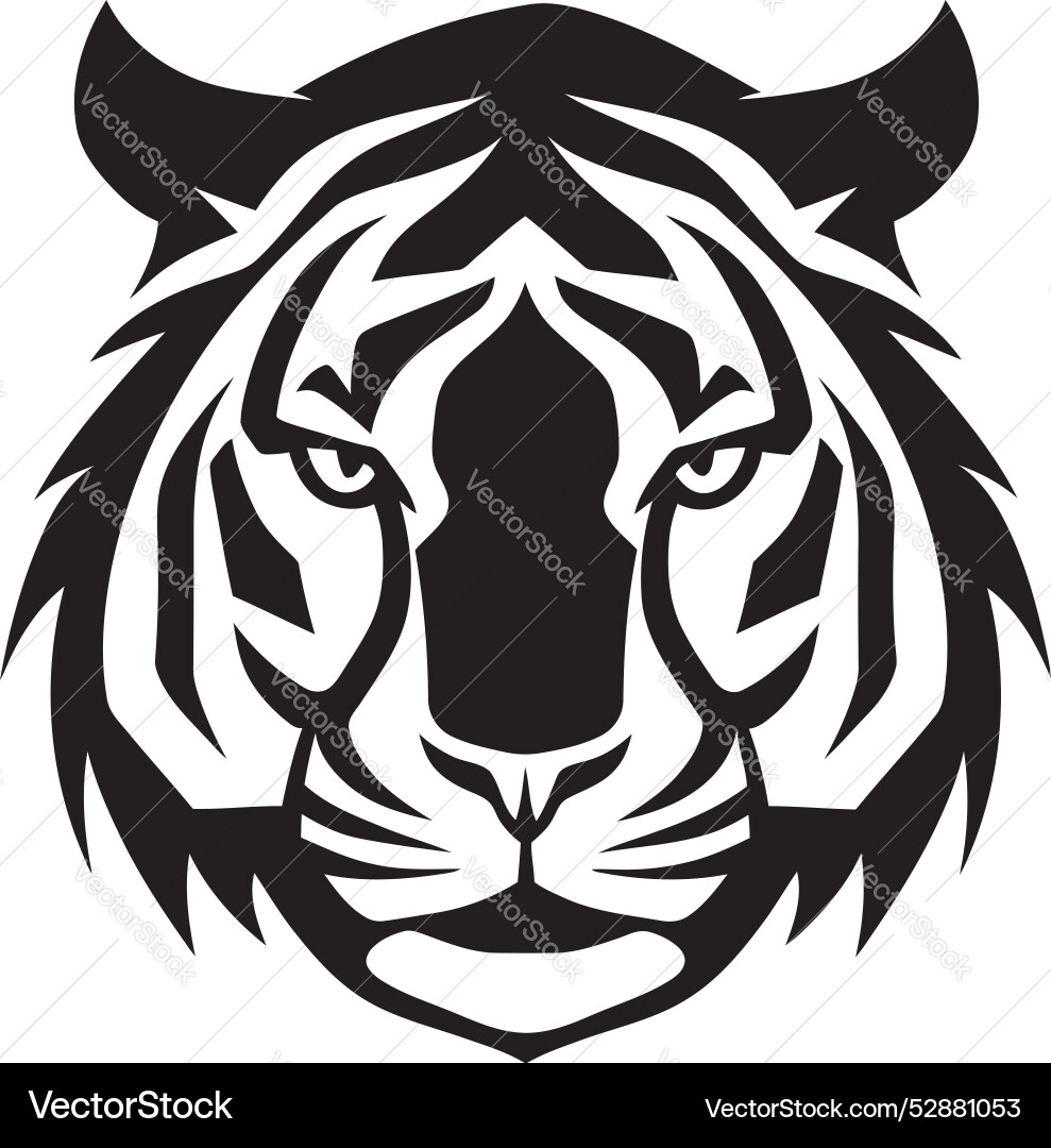Midnight roar emblem stealthy panthera insignia Vector Image