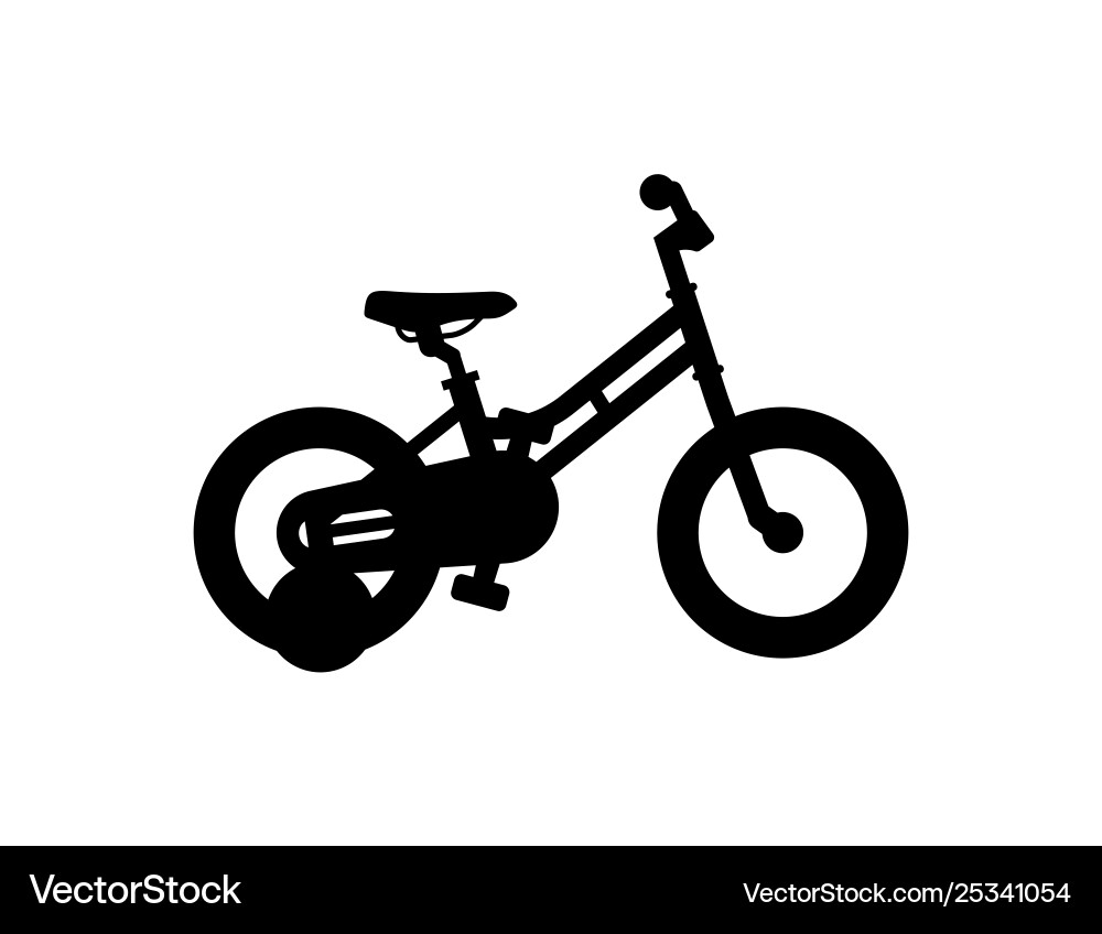 Kids bike Royalty Free Vector Image - VectorStock