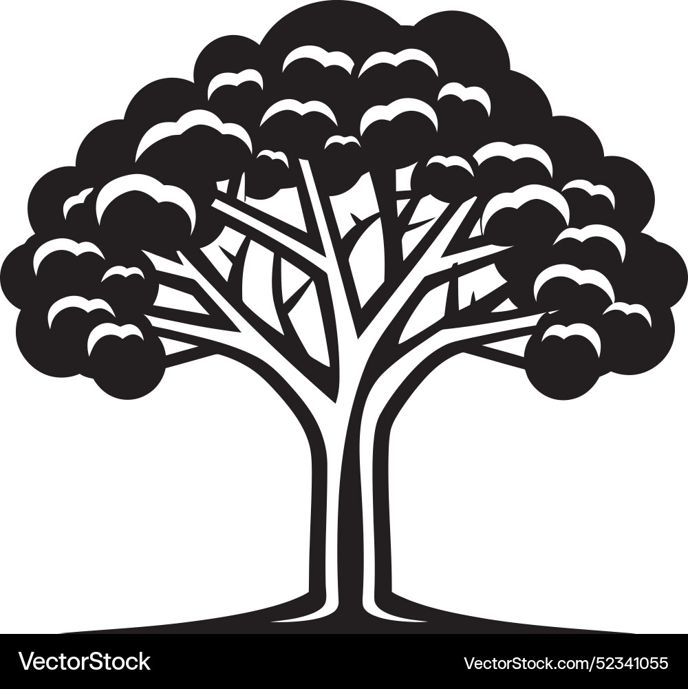 Canopys cadence melodic tree narrativeslore Vector Image