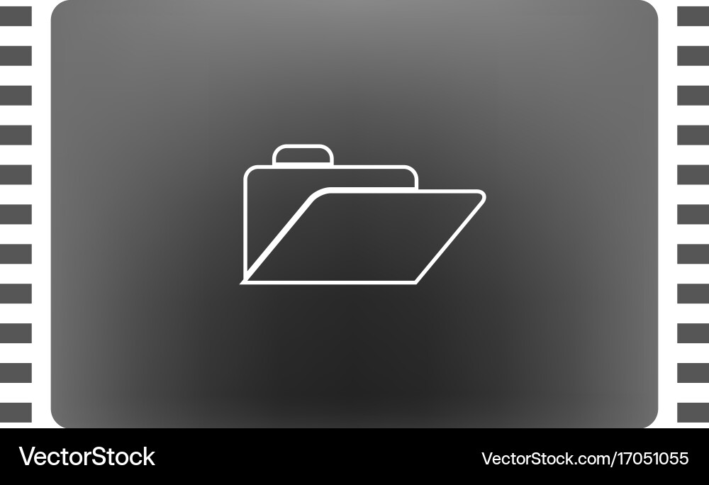 Ordner Icon Lizenzfreies Vektorbild - VectorStock