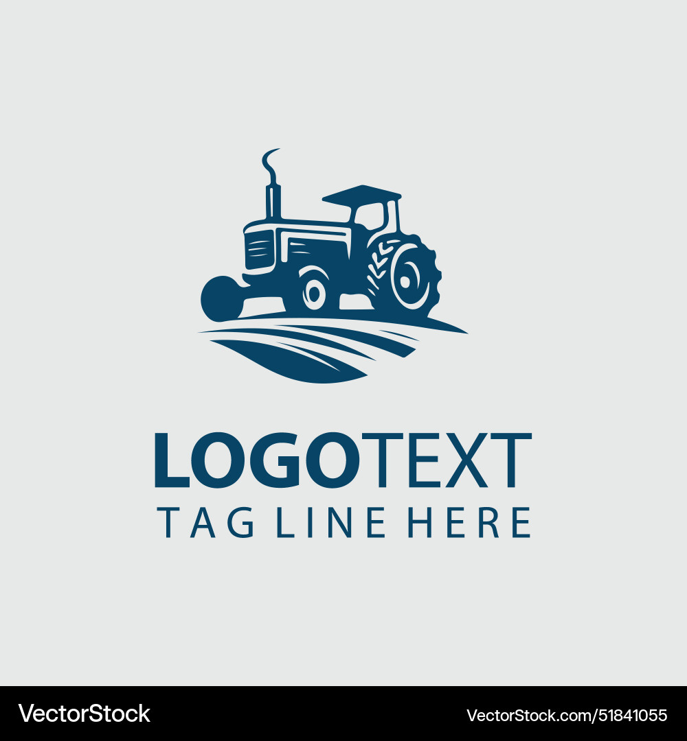 Tractor logo Royalty Free Vector Image - VectorStock