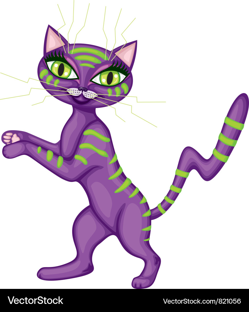 Alien kitty Royalty Free Vector Image - VectorStock