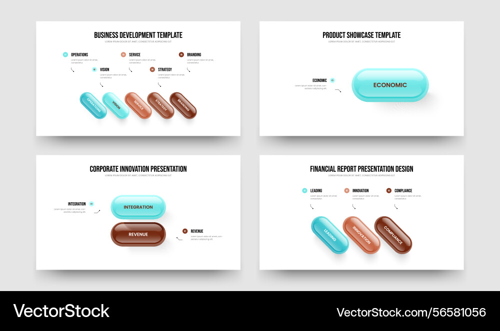 Investor performance five one two three element Vector Image