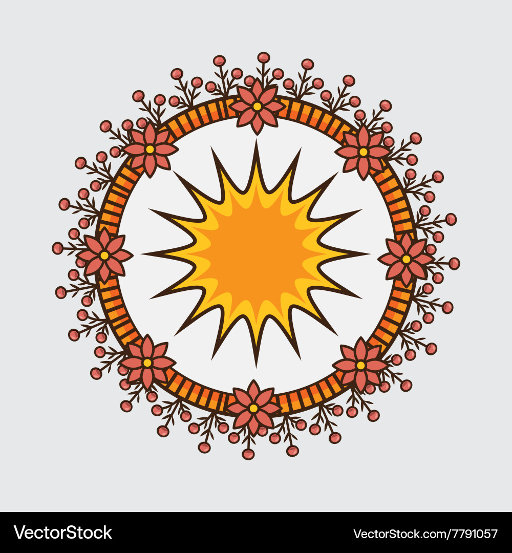 Bohemian background design Royalty Free Vector Image