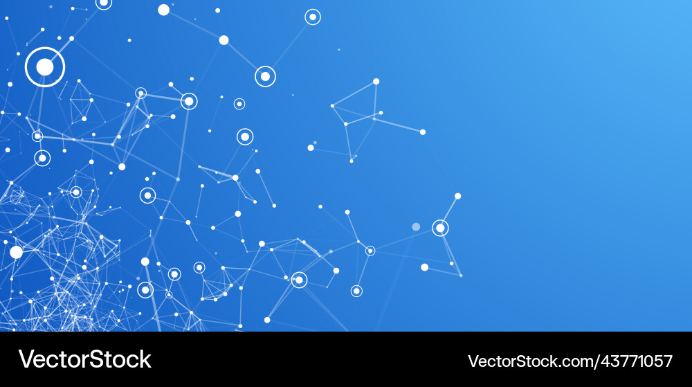 Cover template for science and technology Vector Image