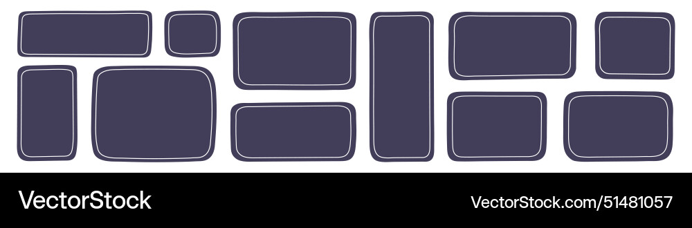 Textbox frame with speech and dialog bubble shape Vector Image