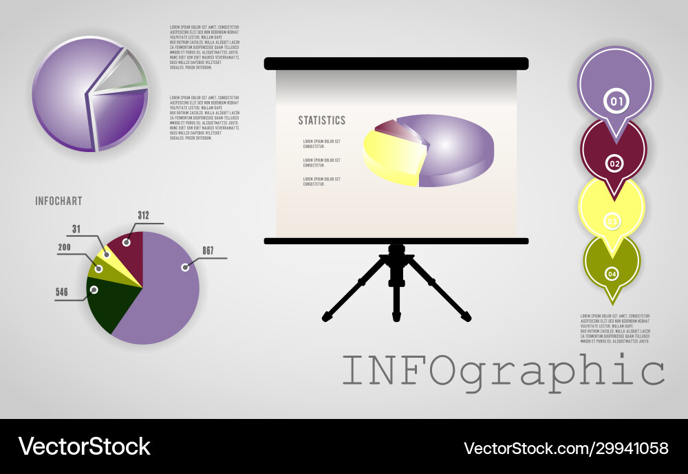 Business Infographic Templates Royalty Free Vector Image
