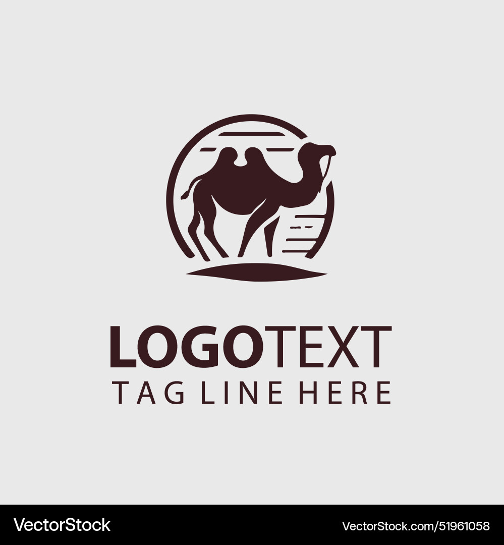Camel logo Royalty Free Vector Image - VectorStock