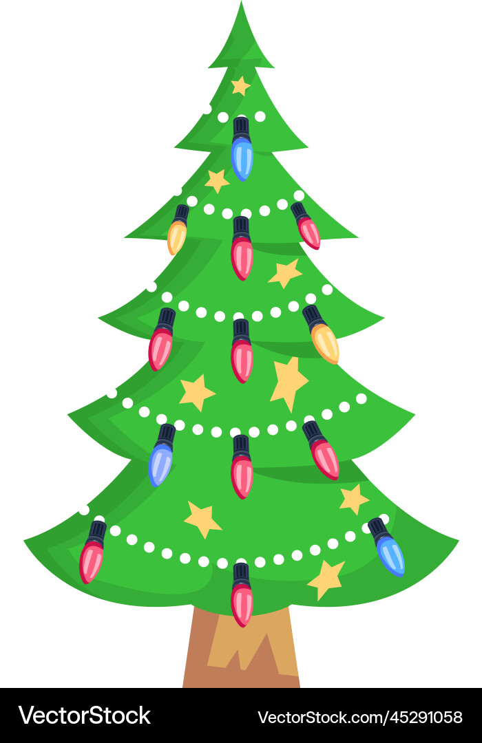 Conifer Royalty Free Vector Image - VectorStock