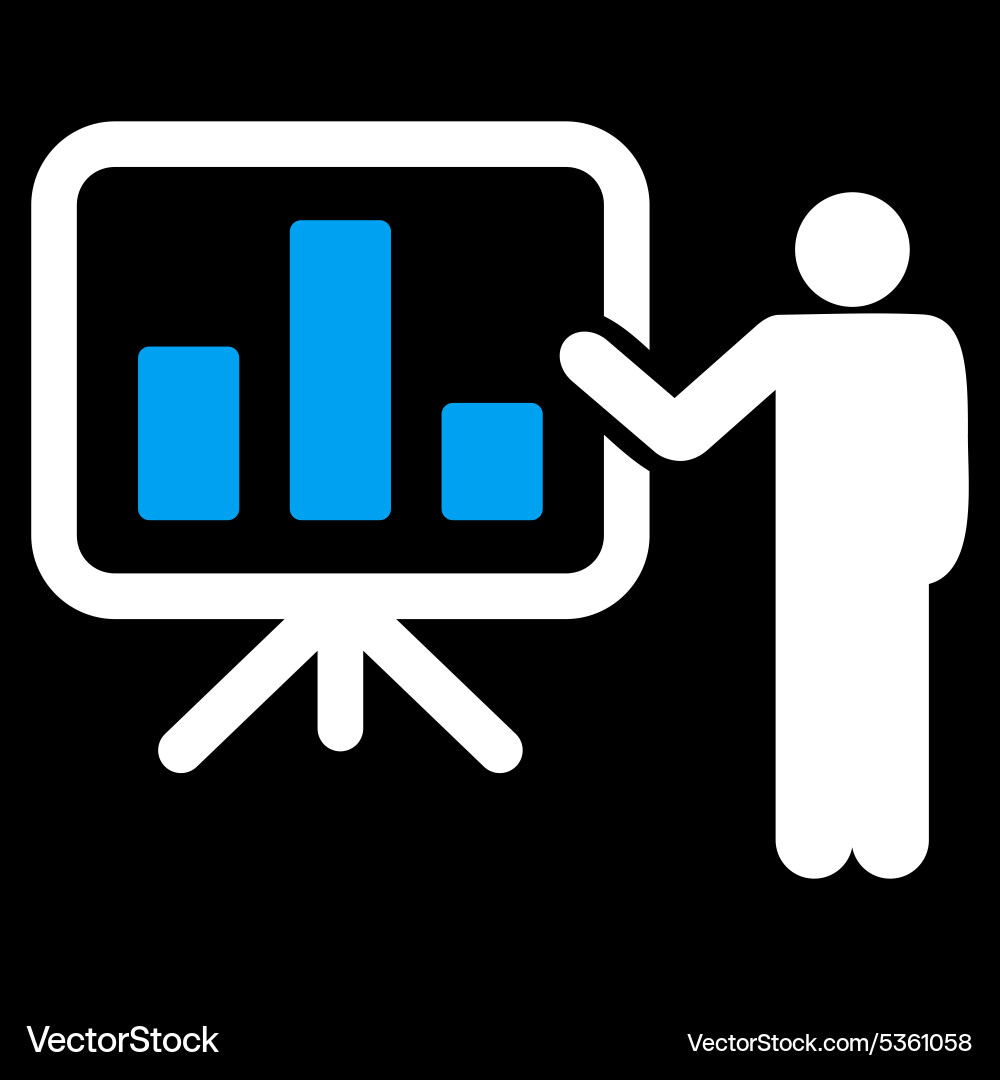 Presentation icon Royalty Free Vector Image - VectorStock