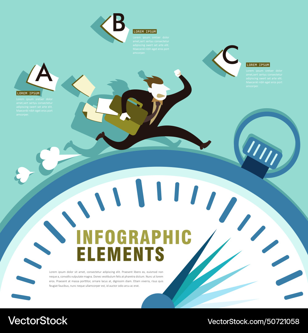 Time is money Royalty Free Vector Image - VectorStock